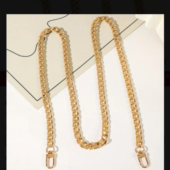 Source Unknown | Accessories | 42in Gold Crossbody Chain New | Poshmark